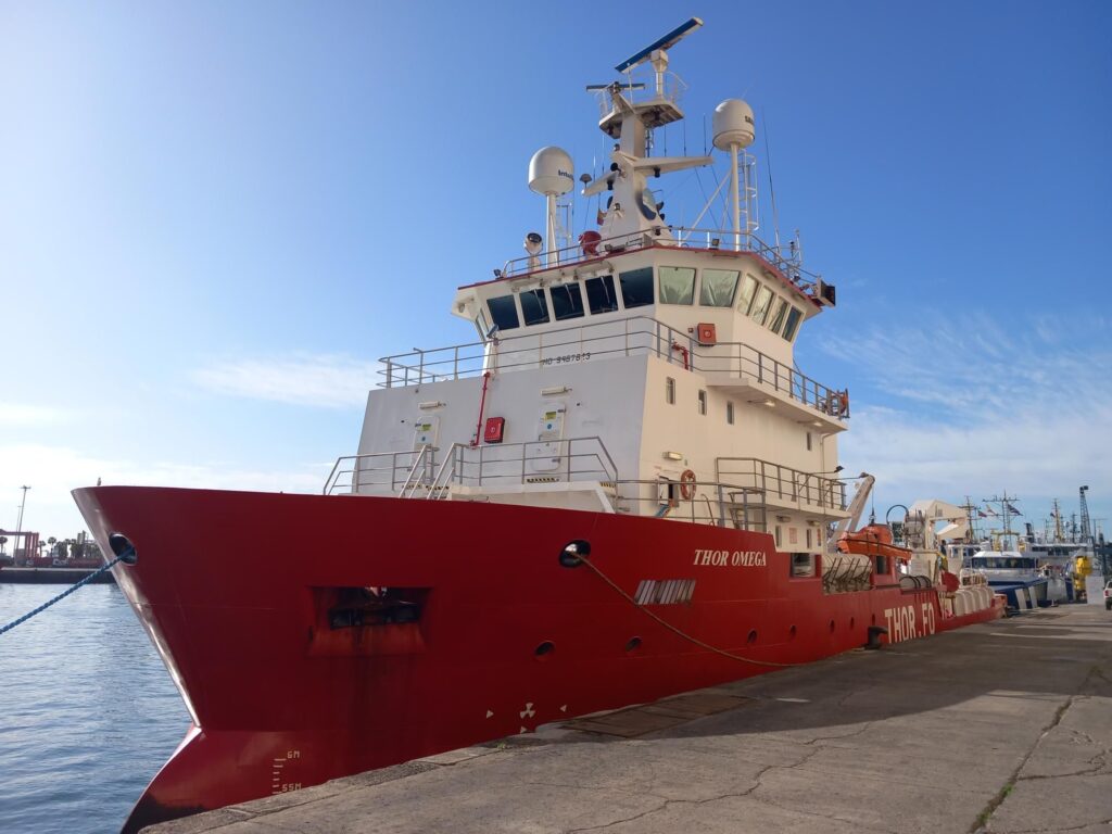 THOR OMEGA arrived in Las Palmas. - Canarship